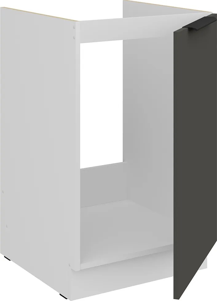 ARIA po | dolní skříňka 50 ZL 1F dřezová | 50 cm | ANTI FINGERPRINT povrch | bílá/šedá grafit