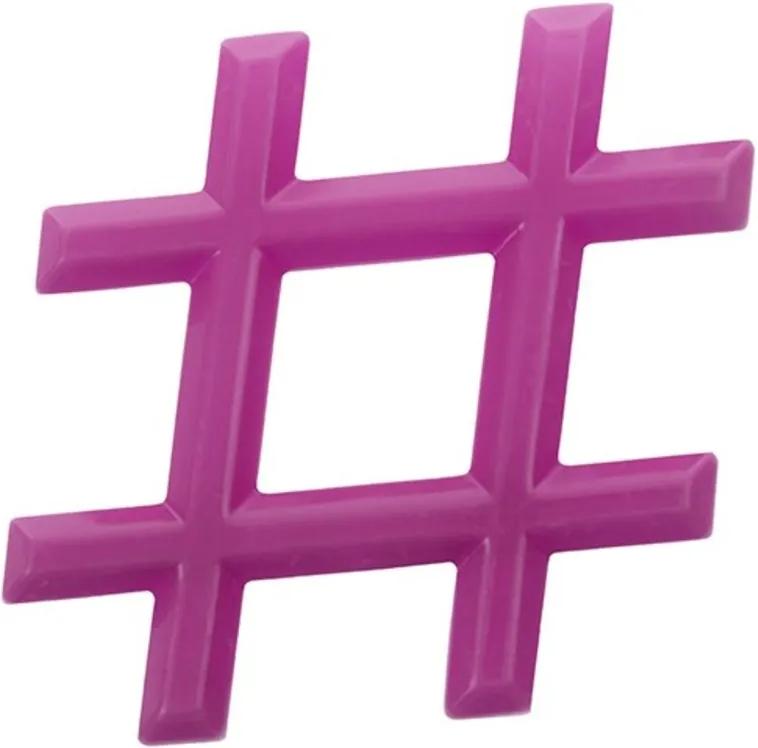 Chladící kousátko Akuku Hashtag růžové