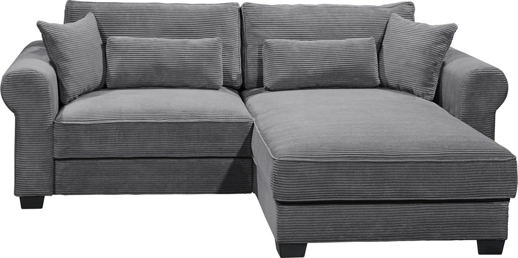 XXXLutz ROHOVÁ SEDAČKA, textil, antracitová MID.YOU - Sedací soupravy - 002220051702