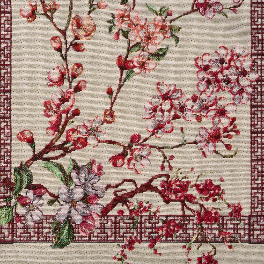 BĚHOUN NA STŮL THAI 40X100 CM VZOROVANÝ