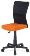 Autronic Kancelářská židle  - látka oranžová/černá  KA-2325 ORA