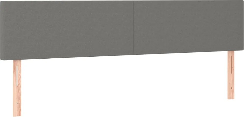 Box spring postel s matrací tmavě šedá 120x190 cm textil 3269868