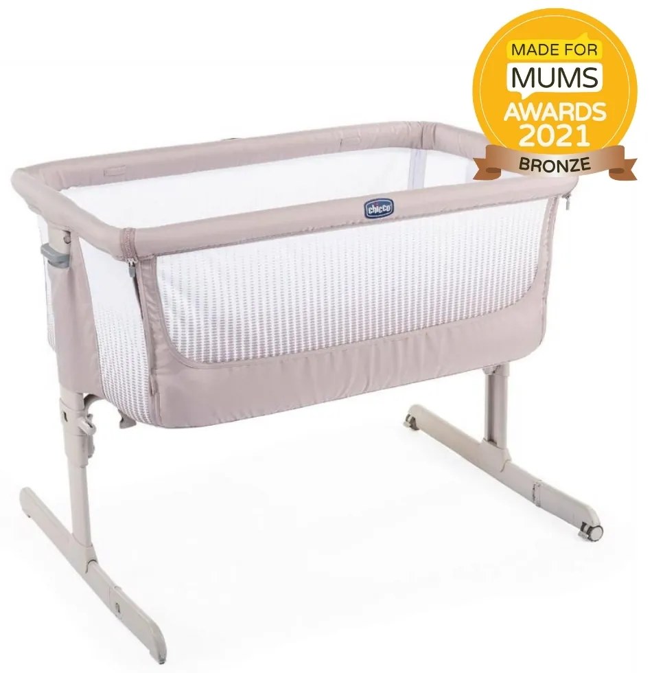 CHICCO Postýlka Next2Me Air - Dark Beige