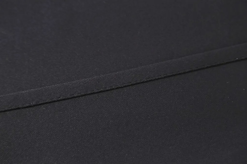 Závěs OXFORD LIGHT 140x250 cm, černý Zavěšení: Řasící páska