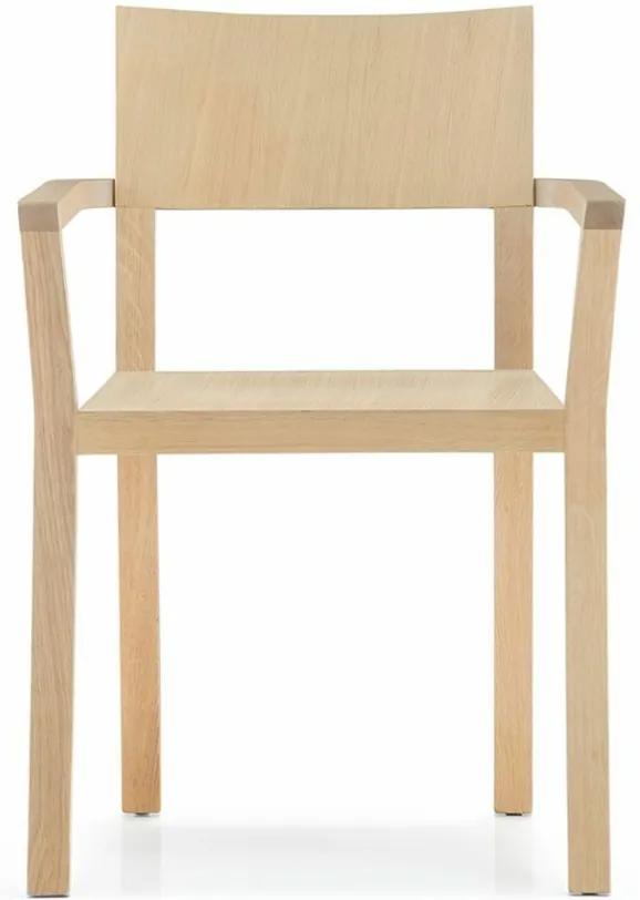 PEDRALI - Židle FEEL 450/2 DS s područkami - bělený dub