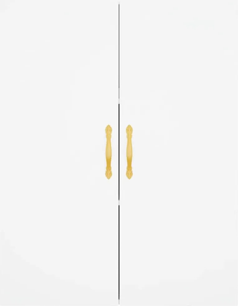 Skříň highboard bílá 69,5 x 34 x 180 cm kompozitní dřevo 3195995