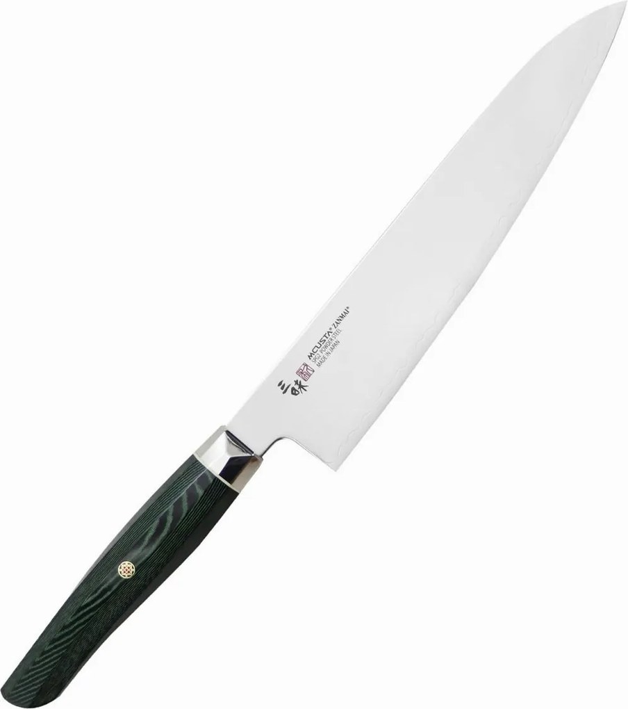 Mcusta Zanmai Green Revolution SPG2 Nůž Gyuto 21 cm