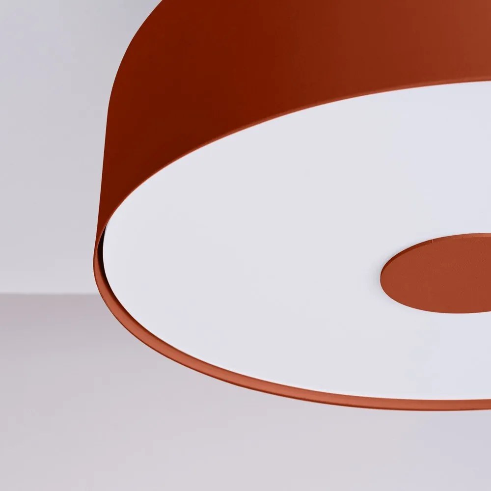 Oranžové kovové stropní svítidlo ø 30 cm Blacko – Sollux