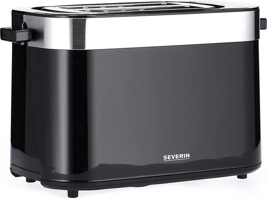 Severin AT 9264 - Topinkovač s dvěma otvory 800W/230V nerez/černá