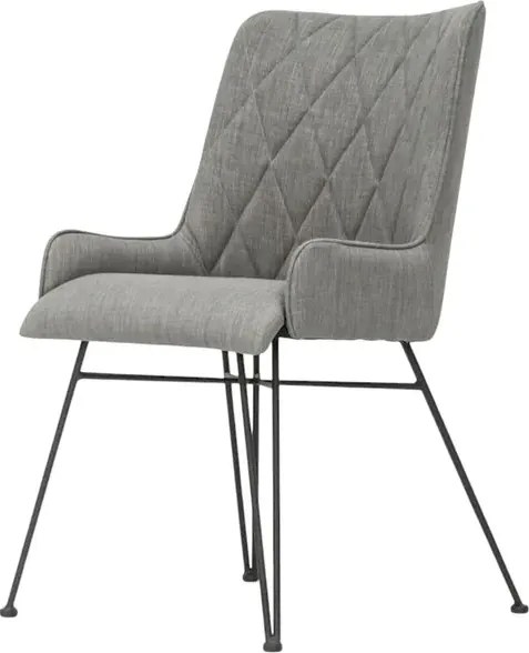 Designová jídelní židle Adesso šedá/černá