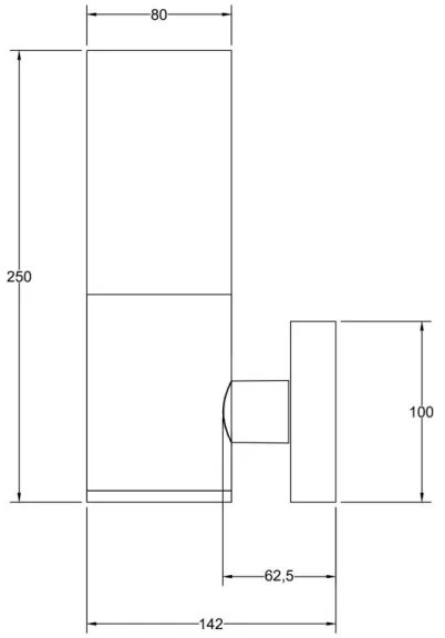 Maytoni O418WL-01GR - Venkovní nástěnné svítidlo WILLIS 1xE27/60W/230V IP54 antr