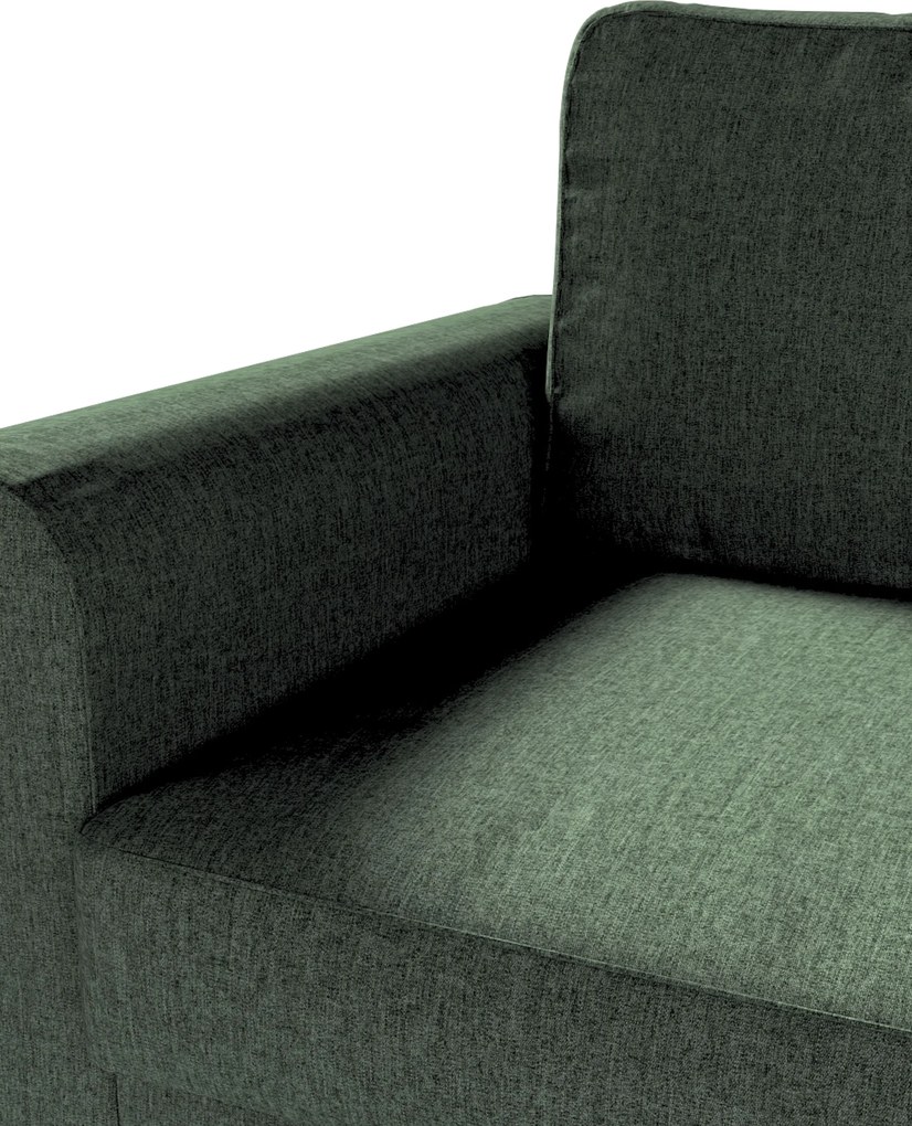 Potah na pohovku IKEA Backabro, 3-místná, rozkládací barva zelená látka pletený vzor