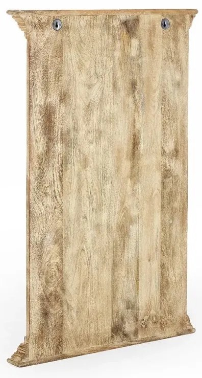 furniture-nabytek.cz - Masivní šatní panel Patinor z mangového dřeva, lakovaný, přírodní barva – 70×6×110 cm