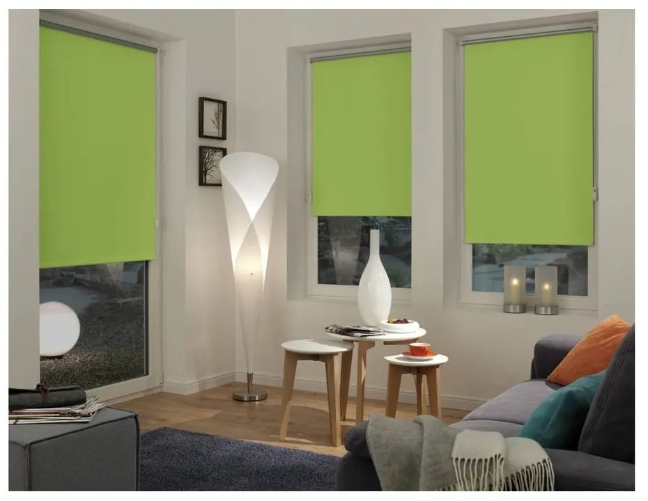 Světle zelená roleta 80x150 cm Mini Termo – Gardinia