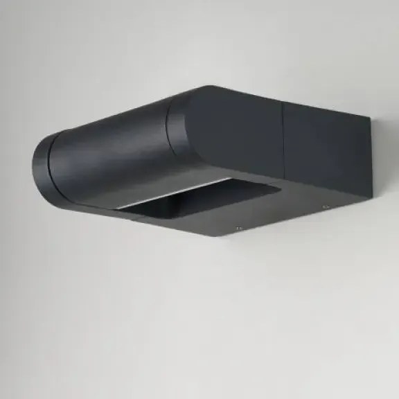 Venkovní stojací lampa Frame wall šedá
