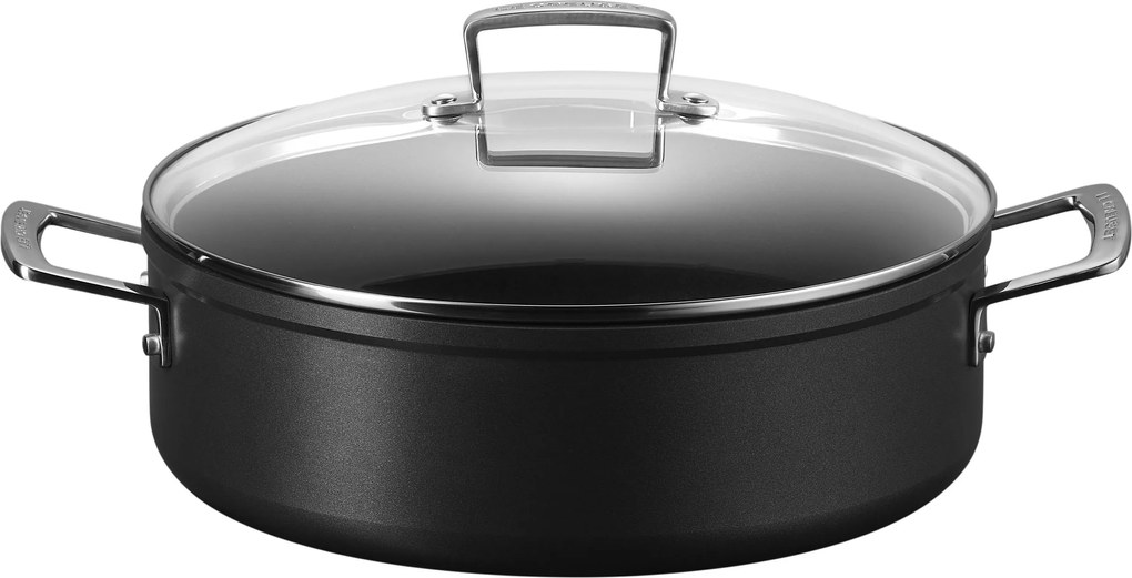 Hrnec Sauteuse Le Creuset nepřilnavý hliník s úchyty 28 cm