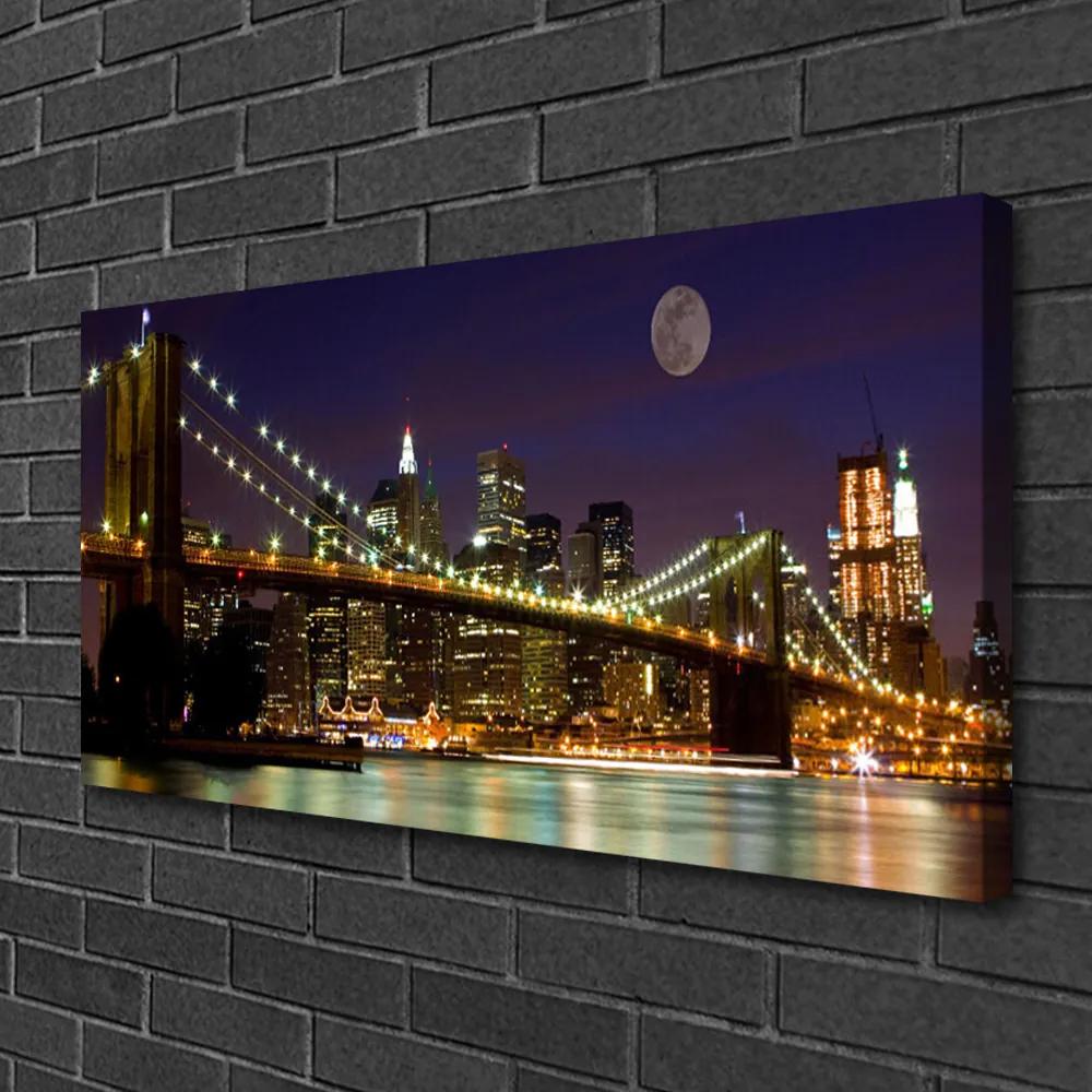Obraz na plátně Most Architektura 100x50 cm