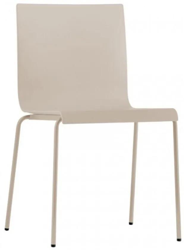 OnaDnes -20% Pedrali Béžová plastová jídelní židle Kuadra XL 2403
