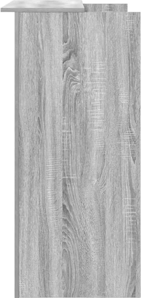Recepční stůl šedý sonoma 100x50x103,5 cm kompozitní dřevo 3324165
