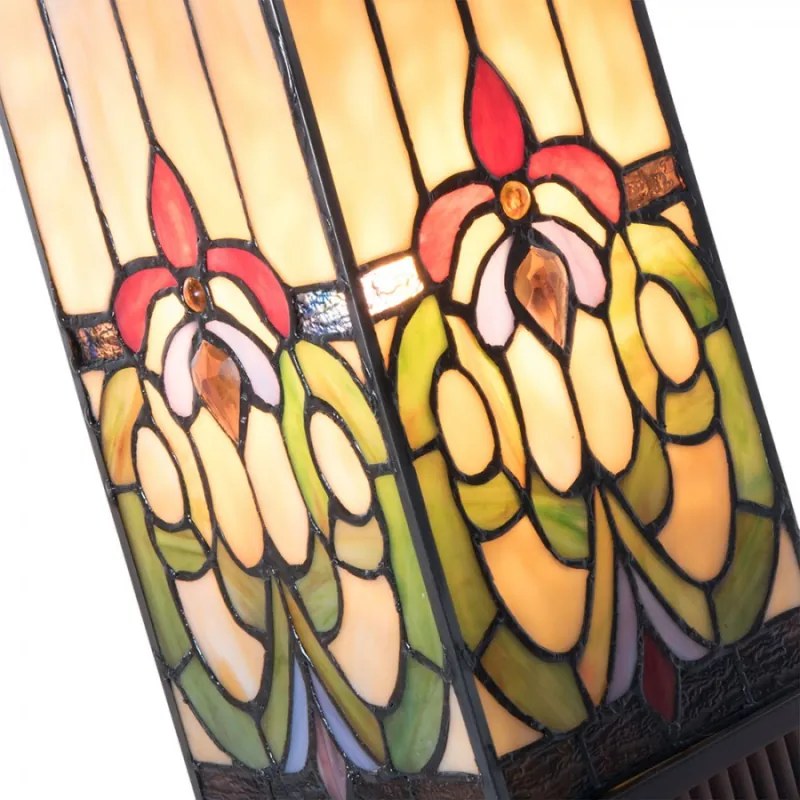 Stolní lampa Tiffany Renier – 17x17x44 cm