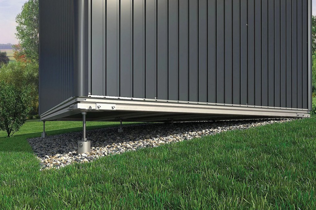 Biohort Zahradní domek BIOHORT HighLine DUO H5 275 x 315 (šedý křemen metalíza)