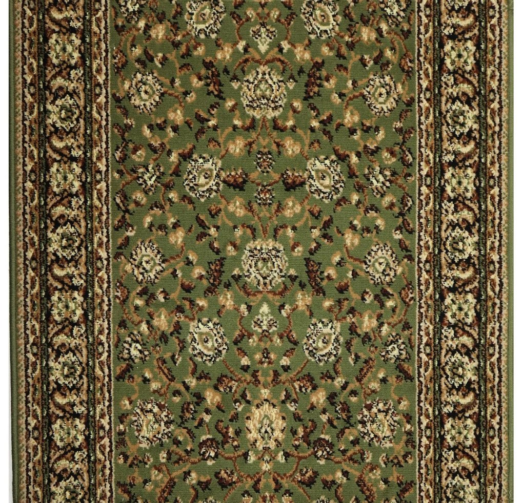 Weltom, Běhoun na míru Samira New 12003-023 green, šíře 80 cm, zelená, chodba / předsíň