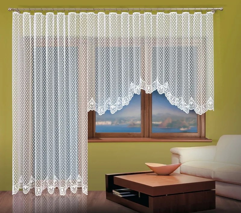 Hotová záclona nebo Balkonový komplet - Sandra 200 x 250 cm