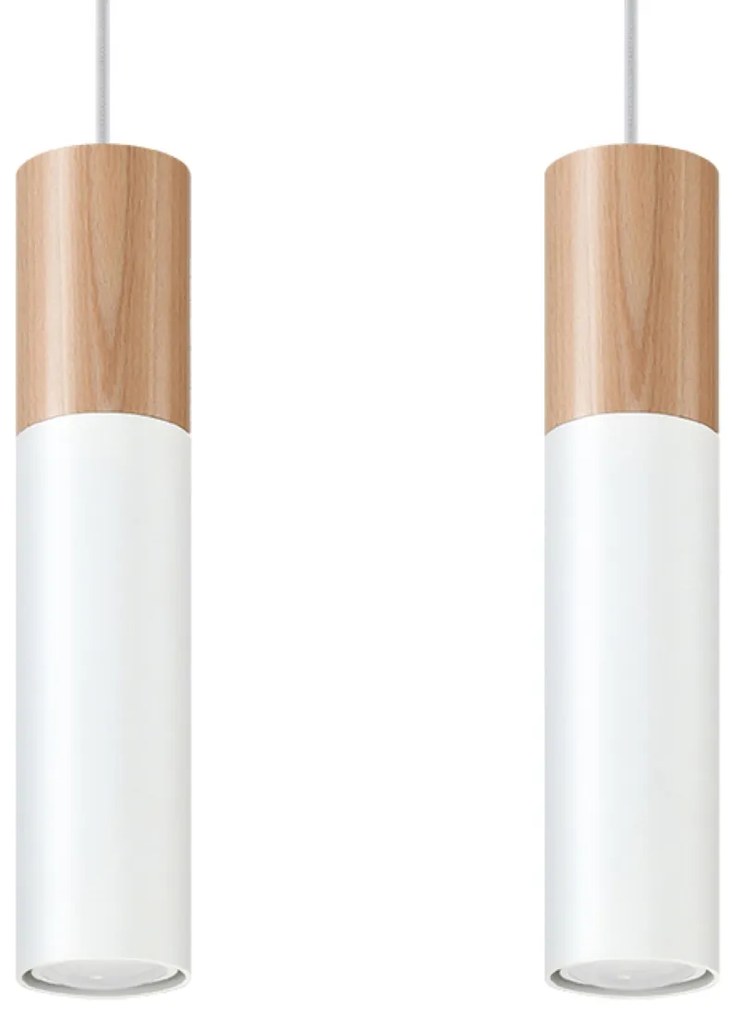 Sollux Lighting Závěsné svítidlo PABLO 2 bílé