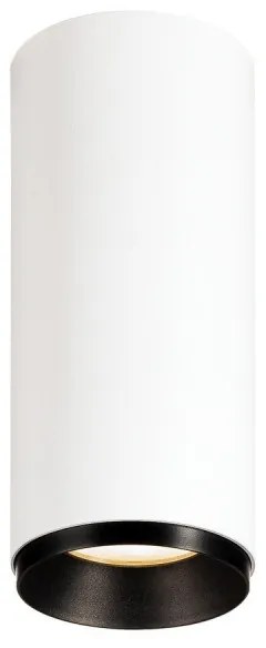 NUMINOS® CL PHASE S vnitřní LED přisazené stropní svítidlo bílá/černá 3000 K 24° - BIG WHITE