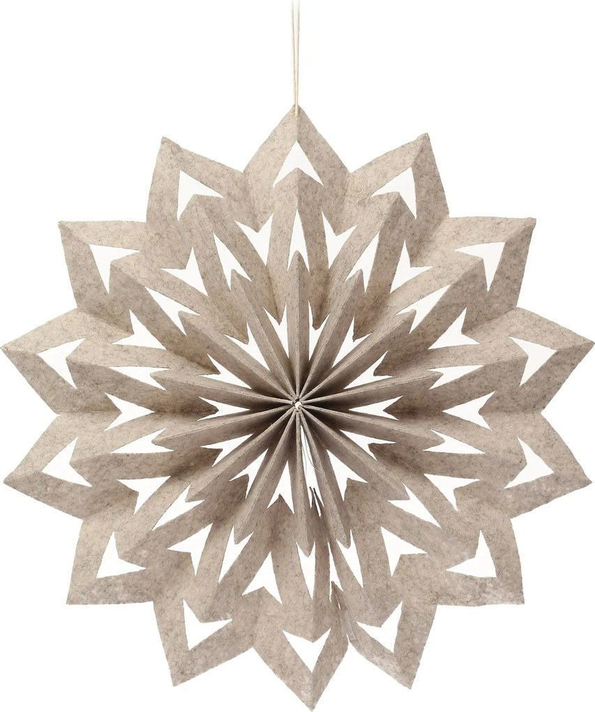 Vánoční ozdoba Nivalis II beige 40 cm