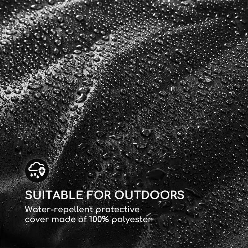 Titania Raincover, ochranný kryt, 100% polyester, ochrana v každém počasí, černý