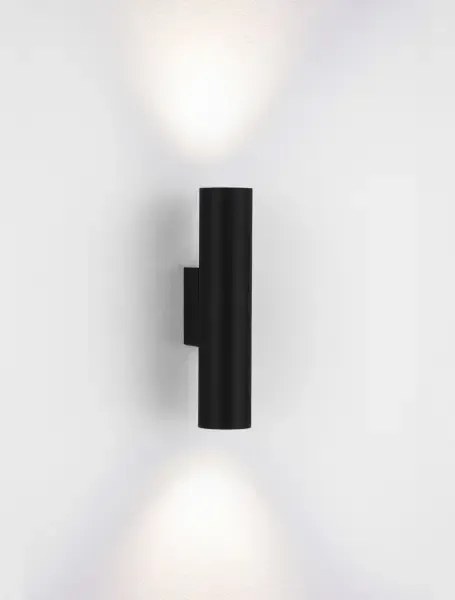 Designové nastěnné svítidlo Mor B Černá