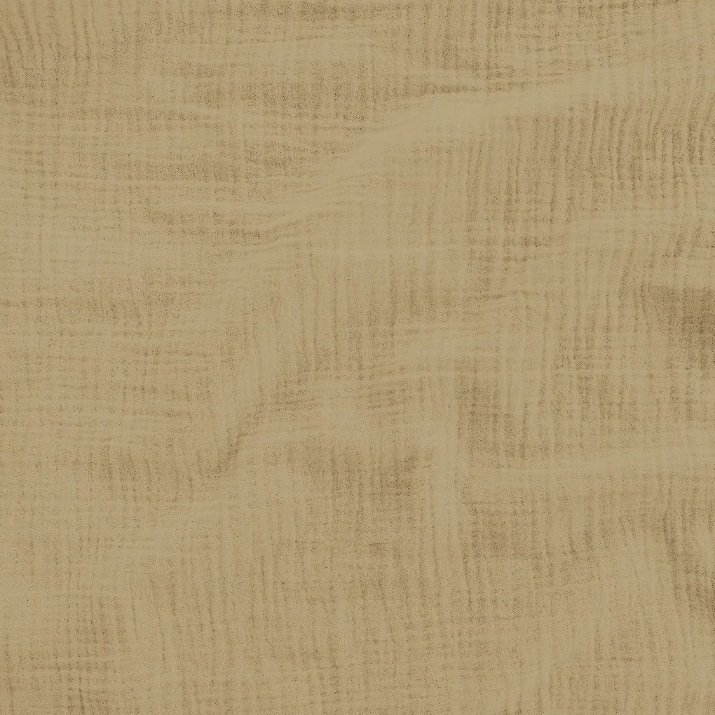 Celoroční mušelínový povlak na polštářek Sand - GOTS Velikost: 70 x 90