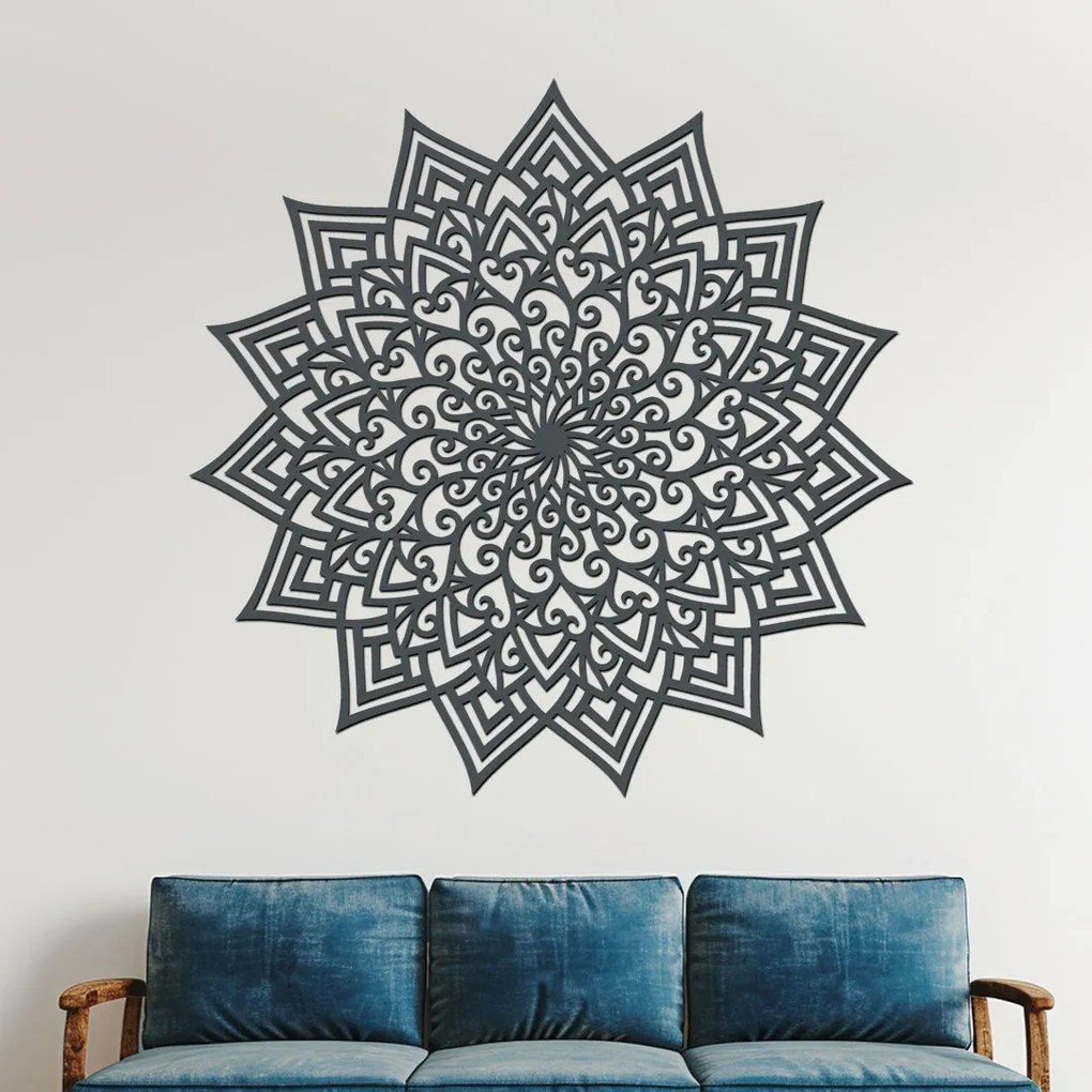 dřevo života Dřevěná mandala LASKAVOSTI Zvolte rozměr (cm): 95x95, Zvolte barvu dekoru: Buk