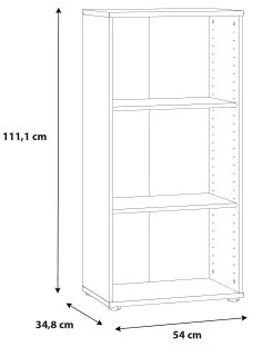 Knihovna URAN bílá