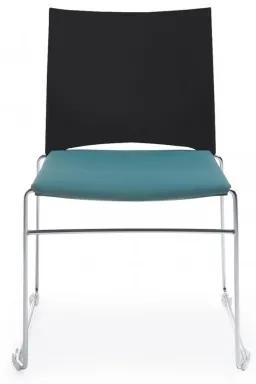 profim Konferenční židle ARIZ 560V Barva kostry chromová kostra GALERIE - Čalounění profim LÁTKY 0 / ALBA, EVO, NEXT Bez sklopného stolku Barva plastu Profim Ariz - tmavě modrý plast