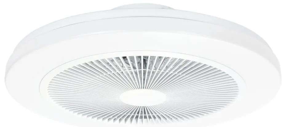 Aigostar - LED Stmívatelný stropní ventilátor LED/40W/230V 2700-6500K + DO bílá
