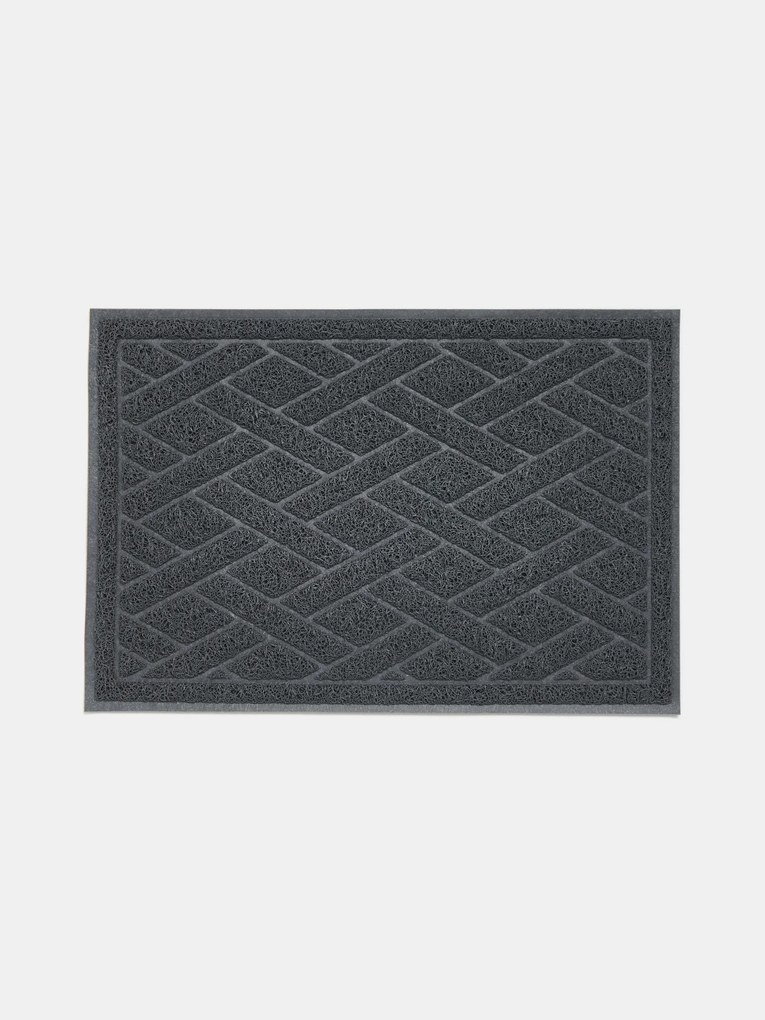Sinsay - Vinylová rohožka s geometrickým vzorem - šedá