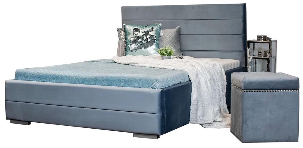 AMI nábytek Čalouněná postel C1 90x200cm s úložným prostorem