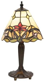 Stolní lampa Tiffany FLOWERS Clayre &amp; Eef 5LL-5991