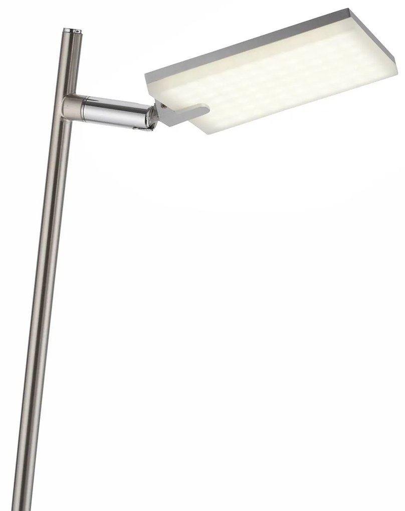 PURE Mira LED stojací lampa dálkový ovladač hliník