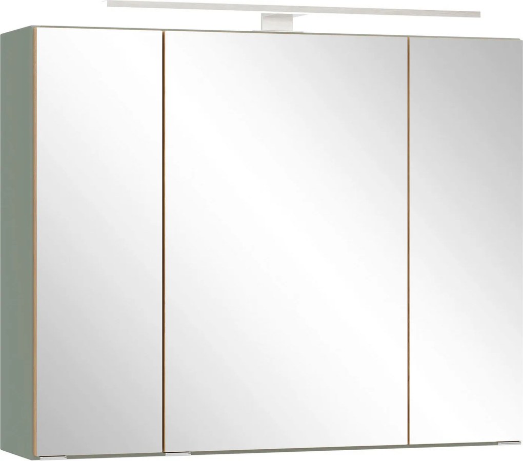 XXXLutz ZRCADLOVÁ SKŘÍŇKA, divoký dub, rákosová zelená, 80/64/20 cm Held - Online Only koupelnové skříňky - 000307021206