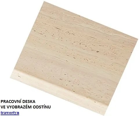 Nábytek Elegance Kuchyňská linka BOLERO BÍLÁ 140cm=spodní 40cm dvířka,spodní 60cm dřezová,spodní 3x zásuvky,horní 40cm dvířka,horní 60cm prosklená,horní 40cm dvířka,pracovní deska140 cm. LTD lamino