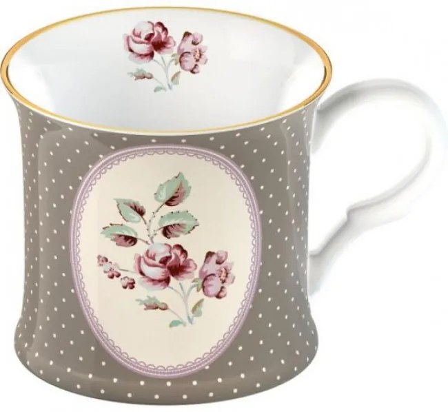 Creative Tops Katie Alice Ditsy Floral Porcelánový hrnek Grey Oval 250 ml