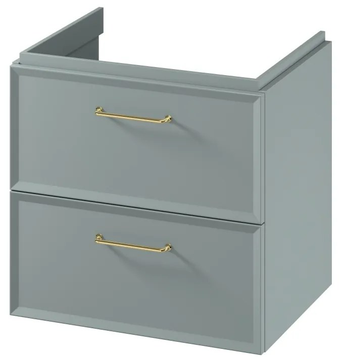 Cersanit Mille, umyvadlová skříňka 594x446x551 mm, zelená matná, S1021-003