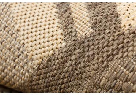 Dywany Luszczow Kusový koberec kulatý SISAL FLOORLUX 20195 káva, mais Rozměr koberce: 160 cm KRUH