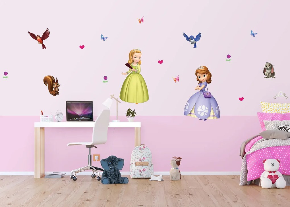 Dětská samolepka na zeď Disney Sofie | 65 x 85 cm | DDK1777
