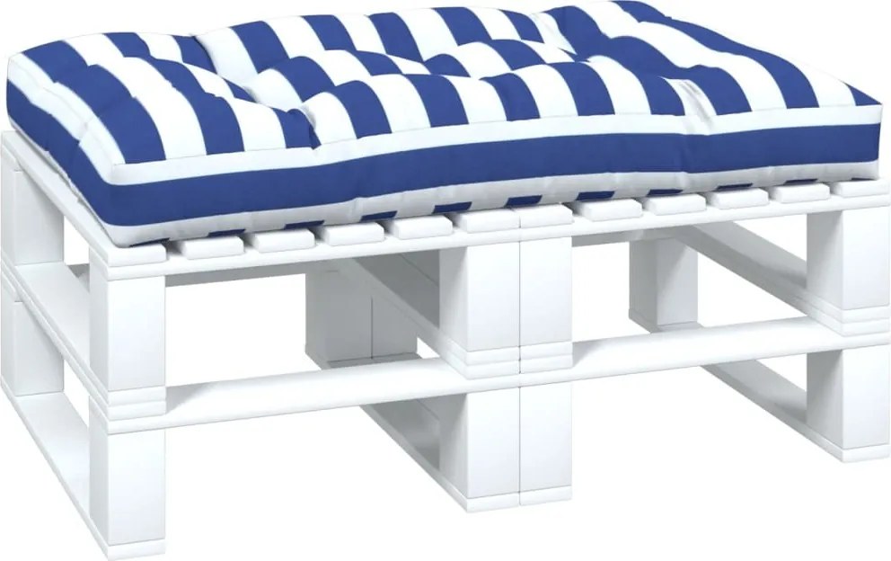 vidaXL Poduška na palety 120 x 80 x 12 cm textil [360521] Barva: Šedá