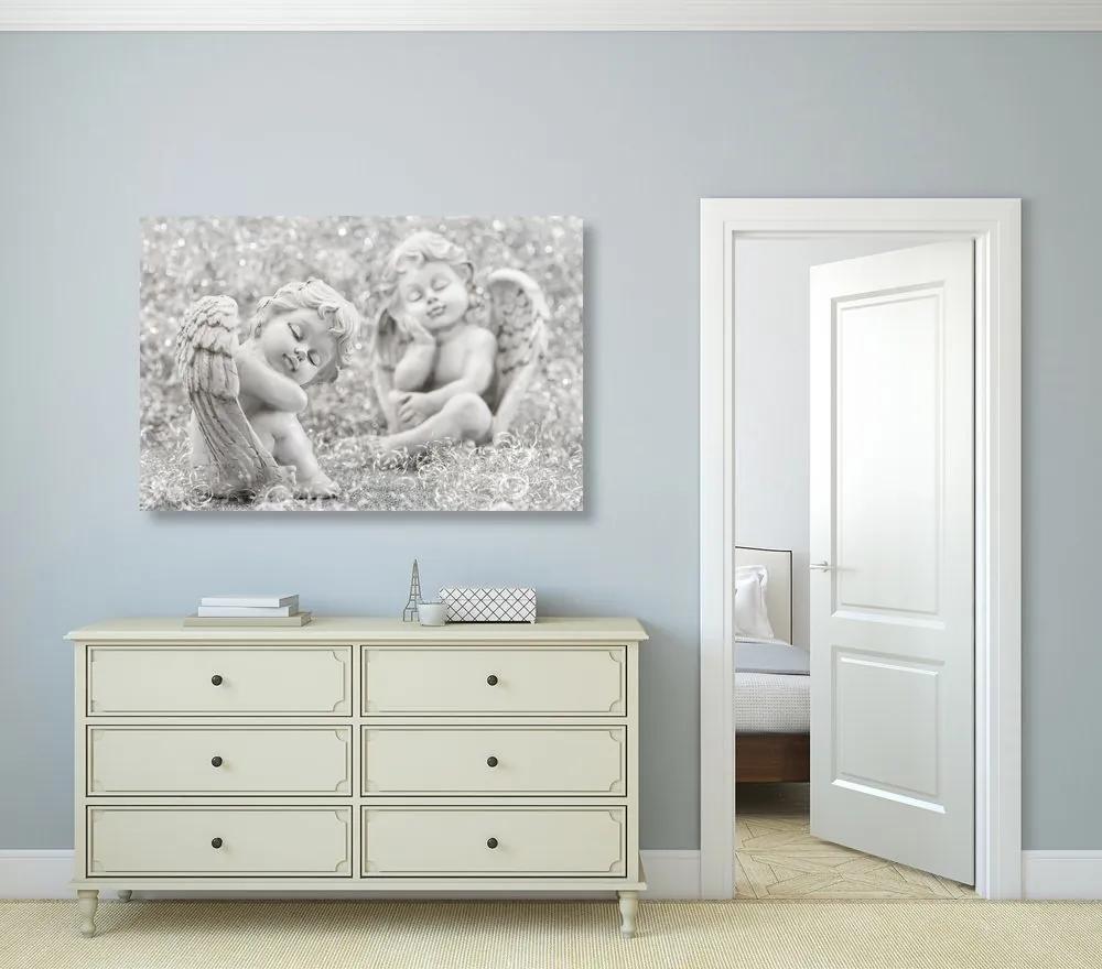 Obraz dvojice andělů - 120x80 cm