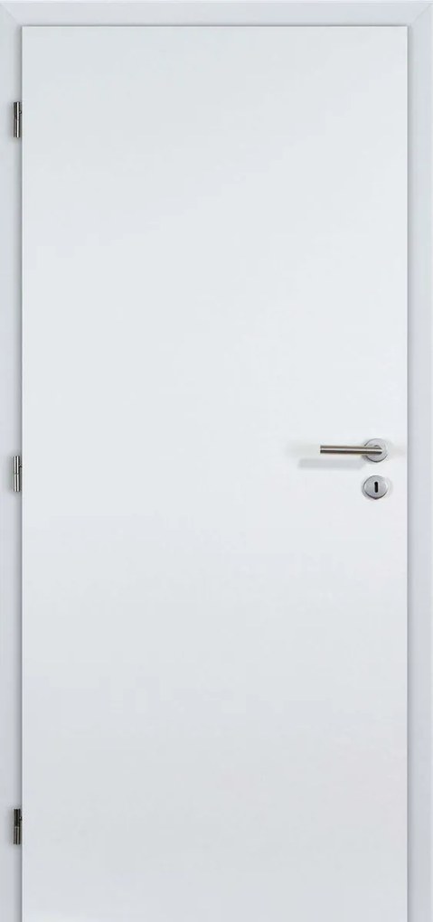 Doornite Basic Interiérové dveře 80 L, 846 × 1983 mm, lakované, levé, bílé, plné